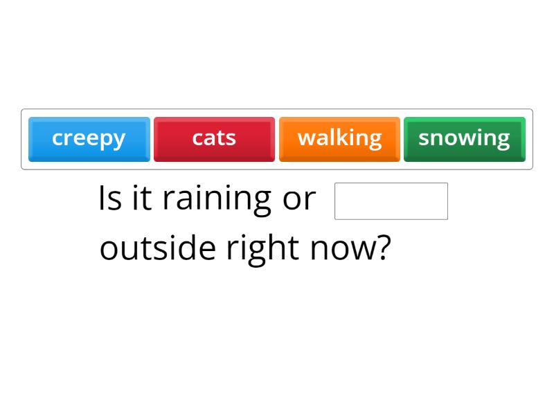 Complete the alternatives - Complete the sentence