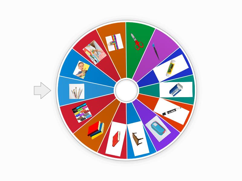Objects and actions - Spin the wheel