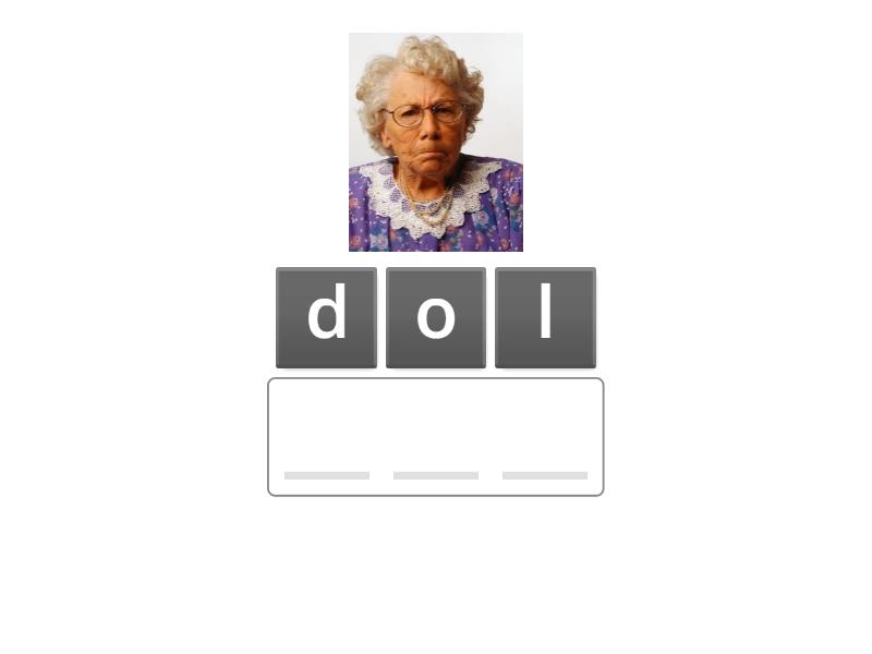 -olt and -old word family - Anagram