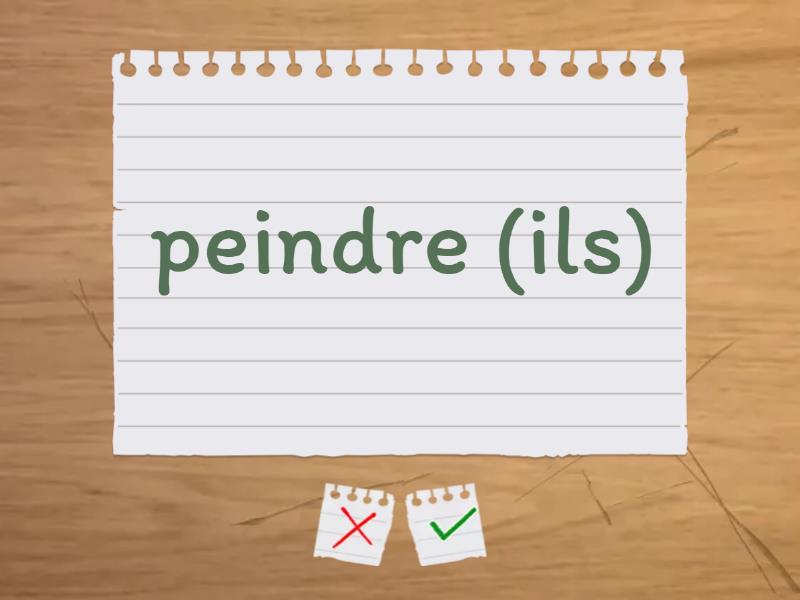 A2.2 - le conditionnel : conjugue le verbe - Flash cards