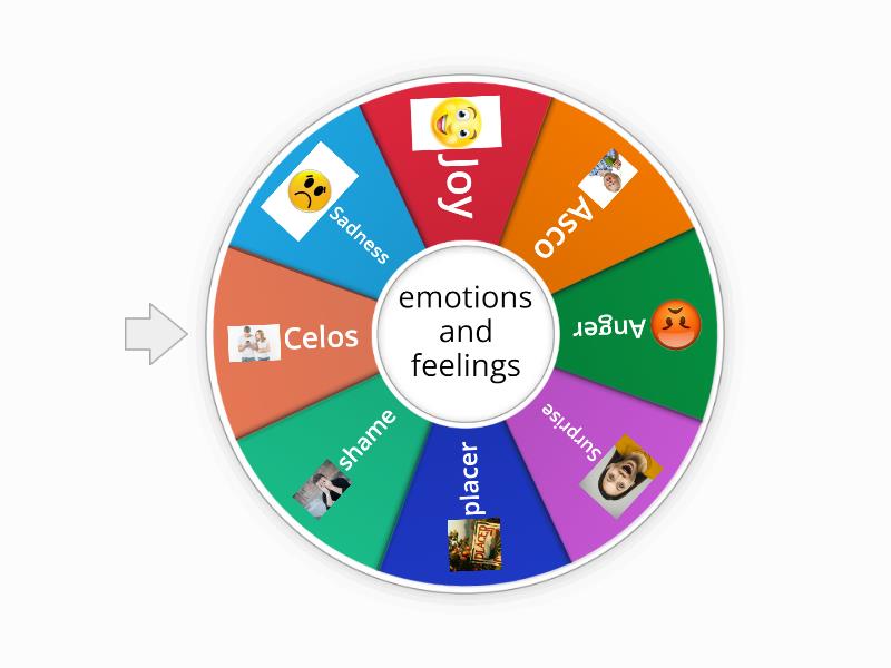 emotions and feelings - Spin the wheel