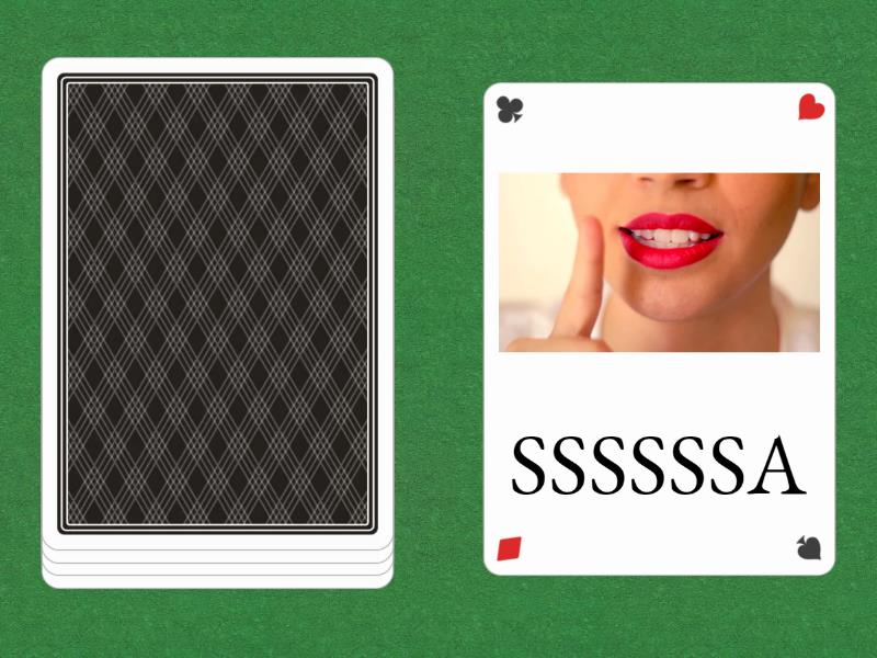 FONEMA S - Sílabas - Speaking cards