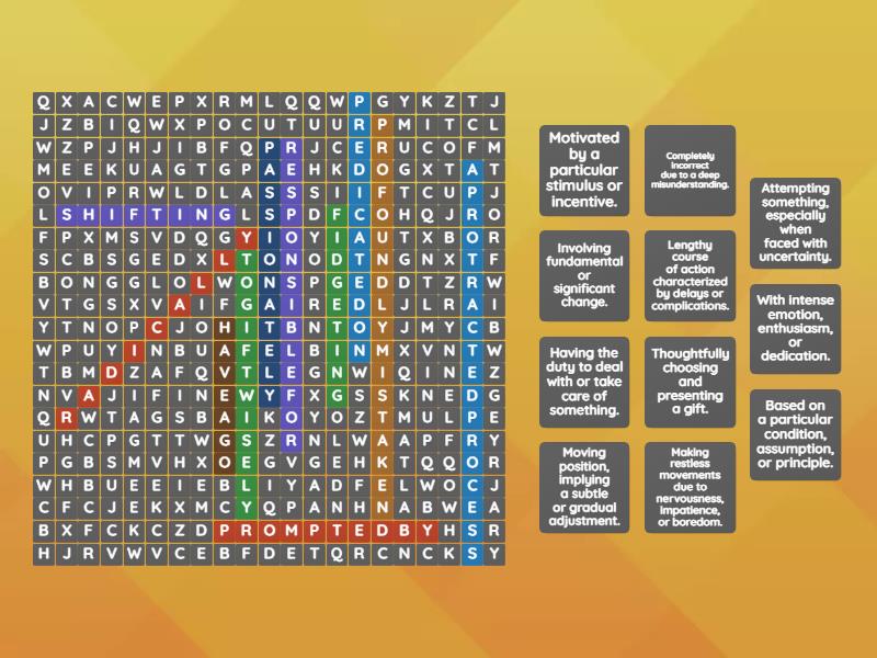 Creativity - Wordsearch
