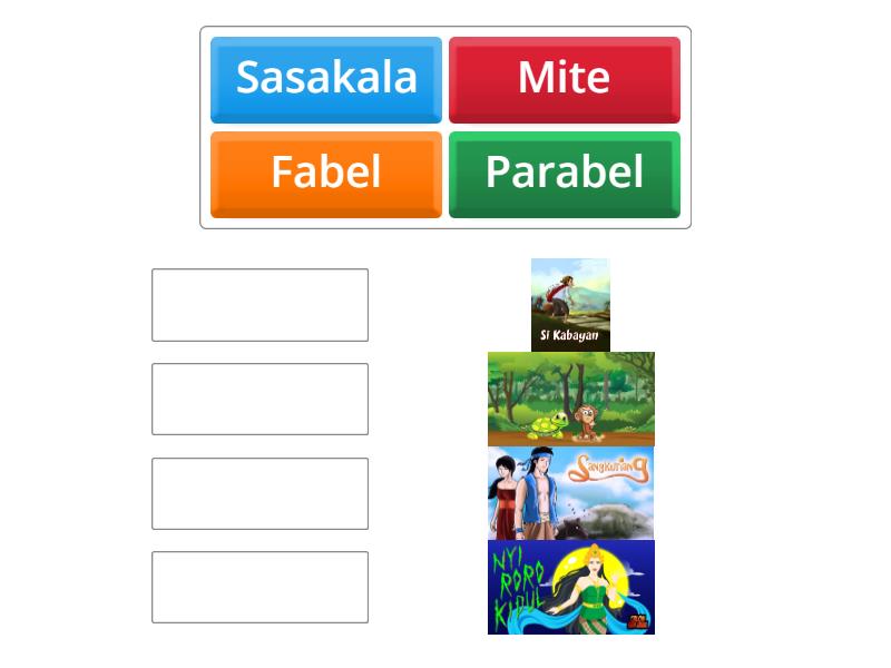 JENIS-JENIS DONGENG - Match up