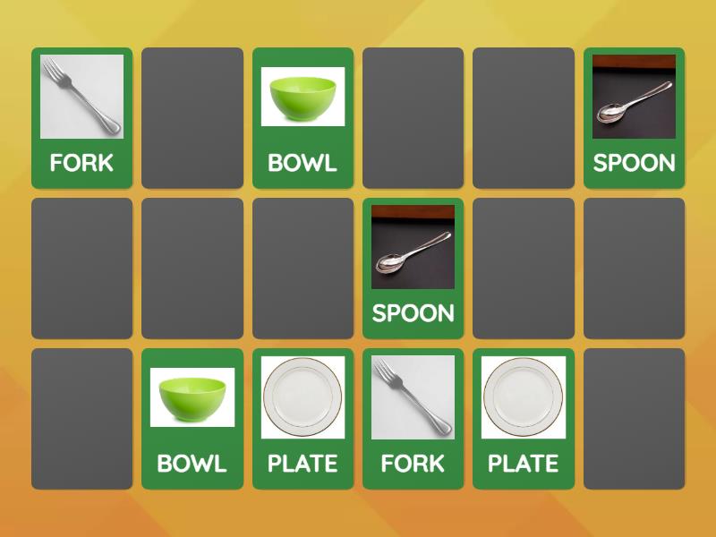 Tableware. - Matching pairs