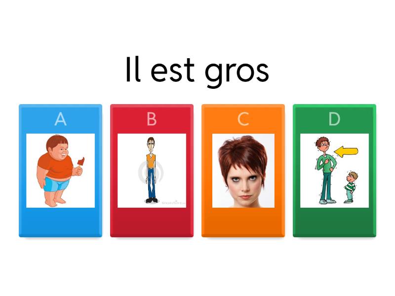 La description physique - A1 - Quiz