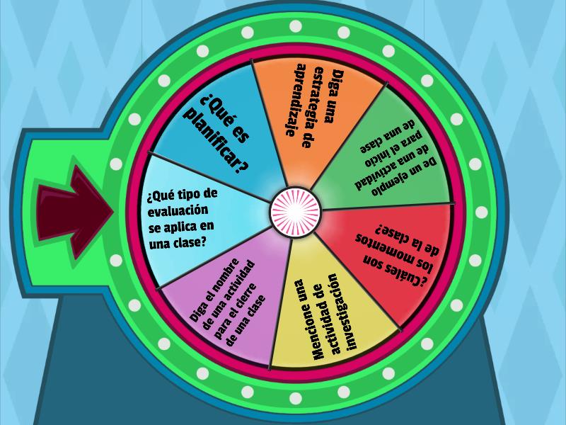 PREGUNTAS EXPLORATORIAS PDS 720 - Spin the wheel