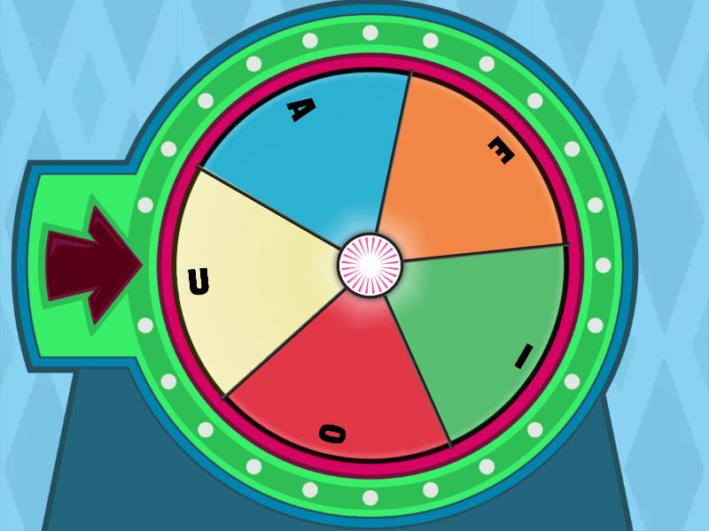 LA RUEDA DE LAS VOCALES - Spin the wheel