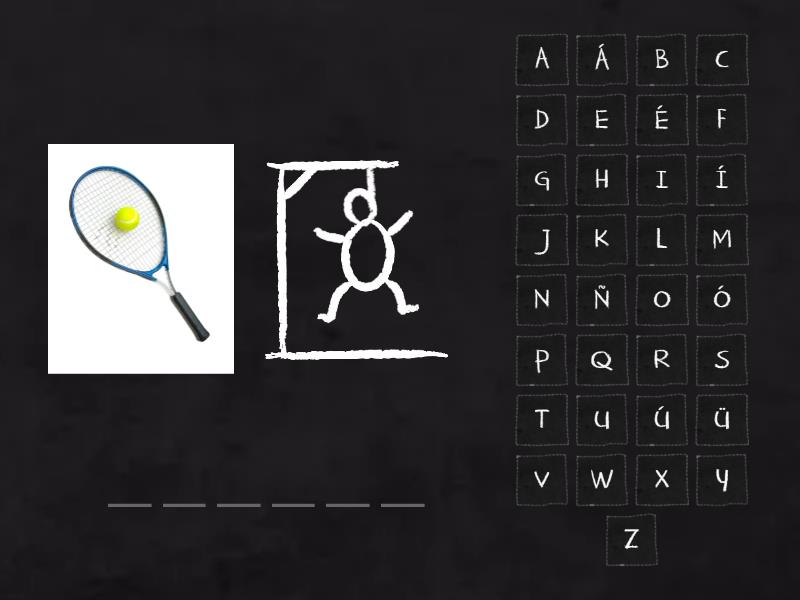 SPORT EQUIPMENT - Hangman