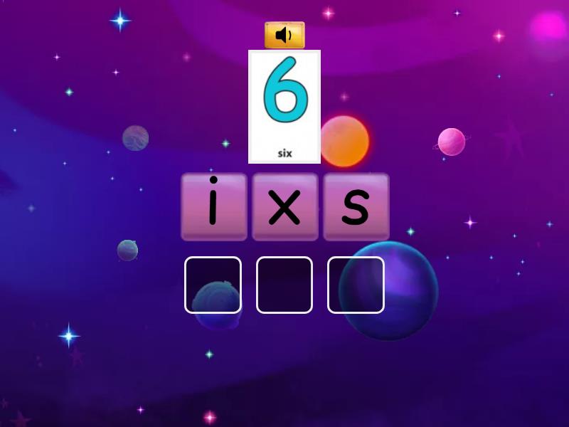 Numbers 6-10. s. - Anagram