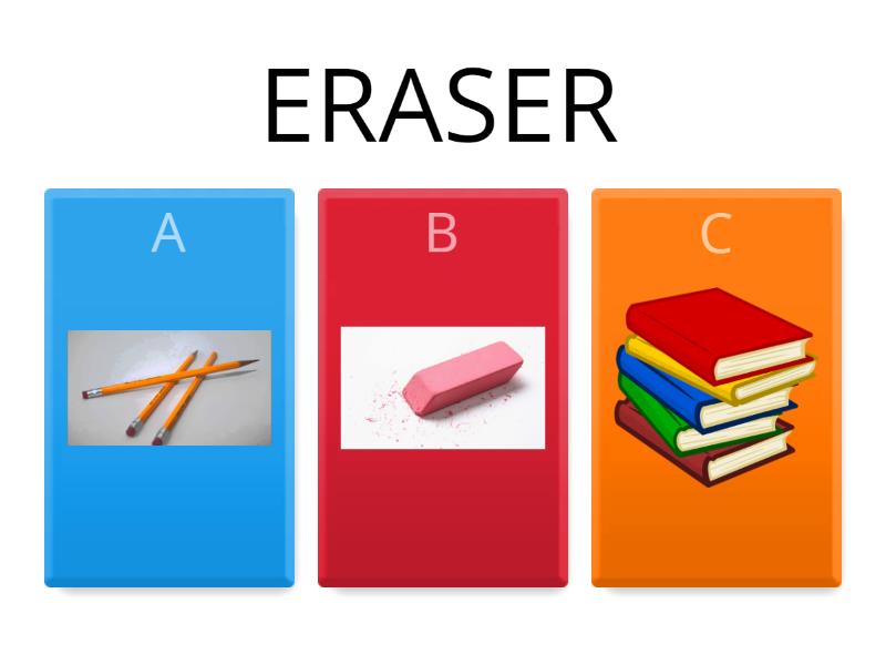 GAME SCHOOL SUPPLIES - Quiz