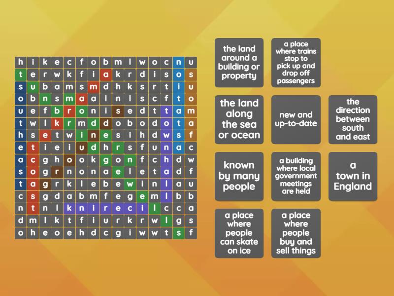 Project 1 unit 5 culture OG - Wordsearch