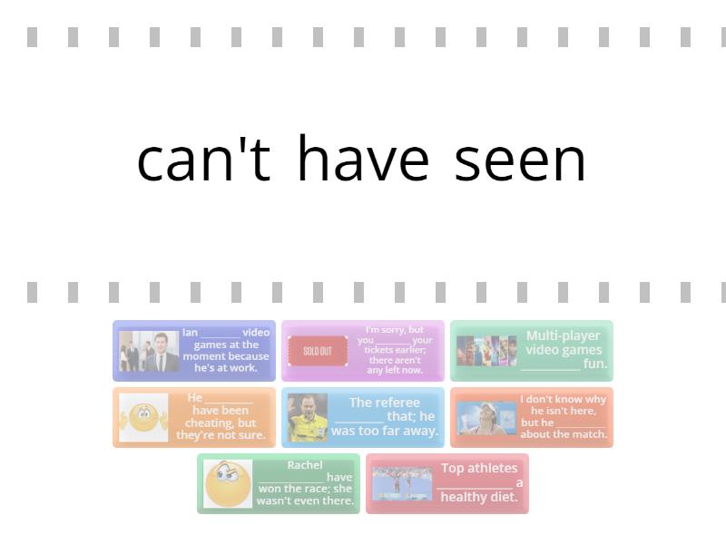 MODAL VERBS - Find the match