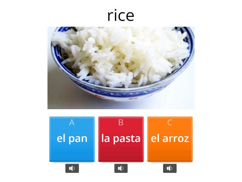 La comida - Quiz