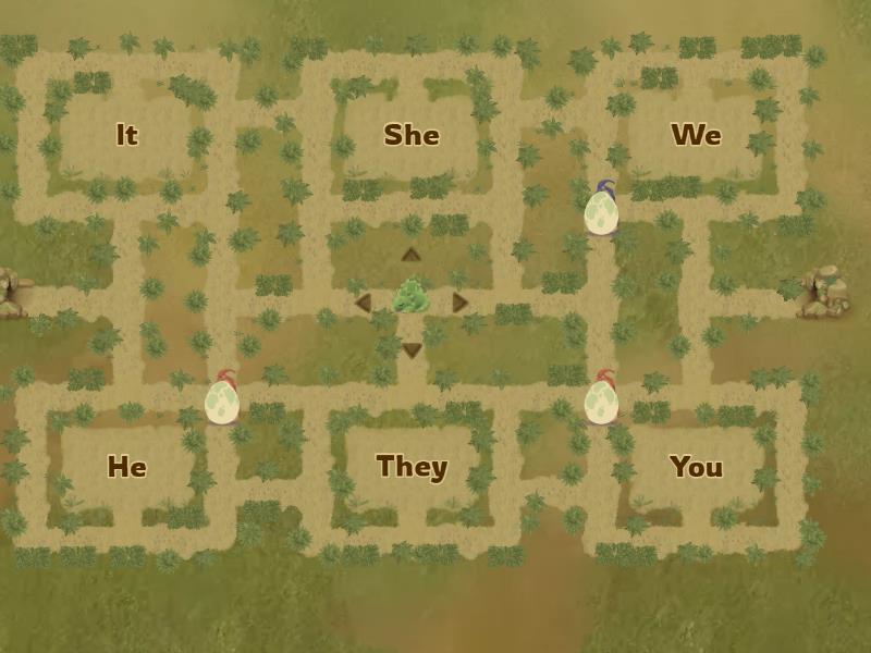 Pronouns Quiz - Persecución en el laberinto