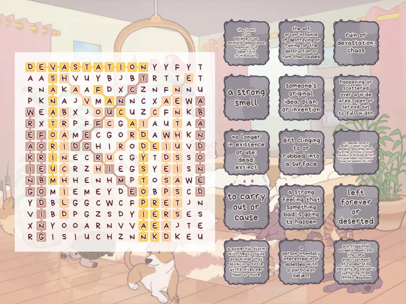 Shannon's Vocabulary - Wordsearch
