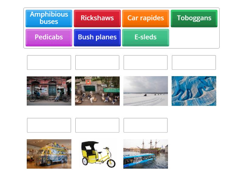Weird Transportation Vehicles - Match up