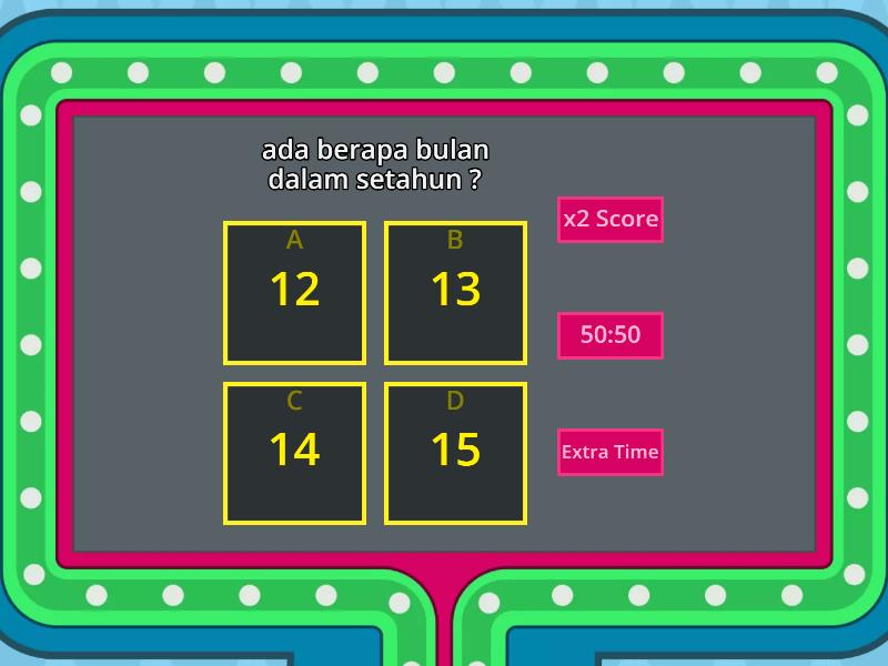contoh quiz - Gameshow quiz