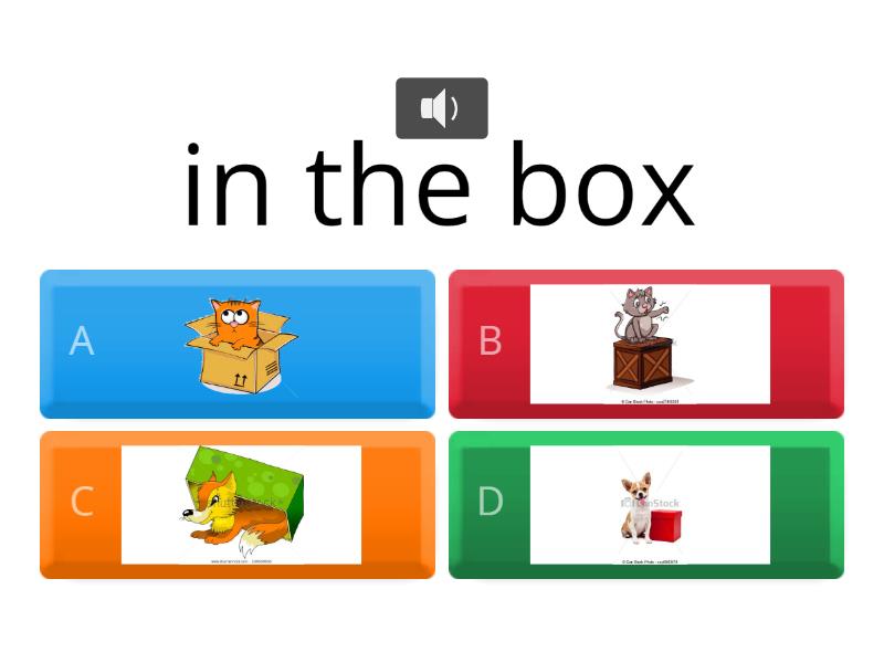Prepositions of place - Quiz