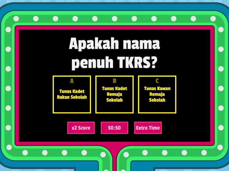 KUIZ SEJARAH, LOGO, DAN PENGENALAN TKRS - Gameshow quiz