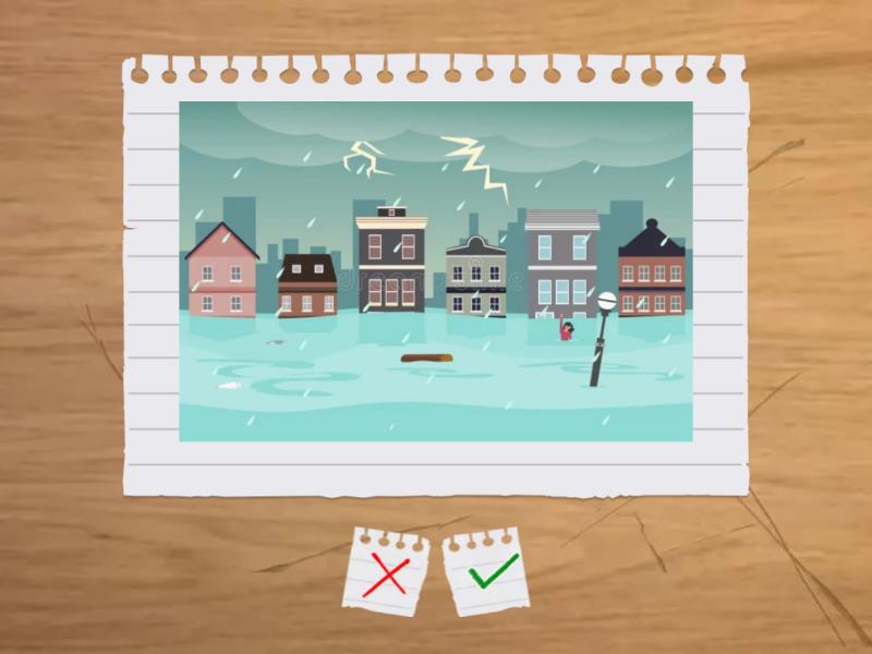 Disaster cards - Flash cards