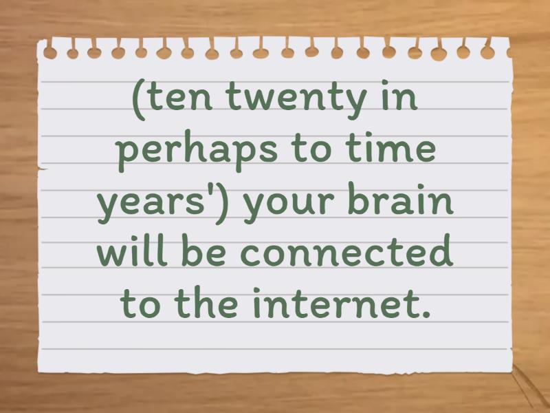 Vocabulary - Future Time Markers - Flash cards