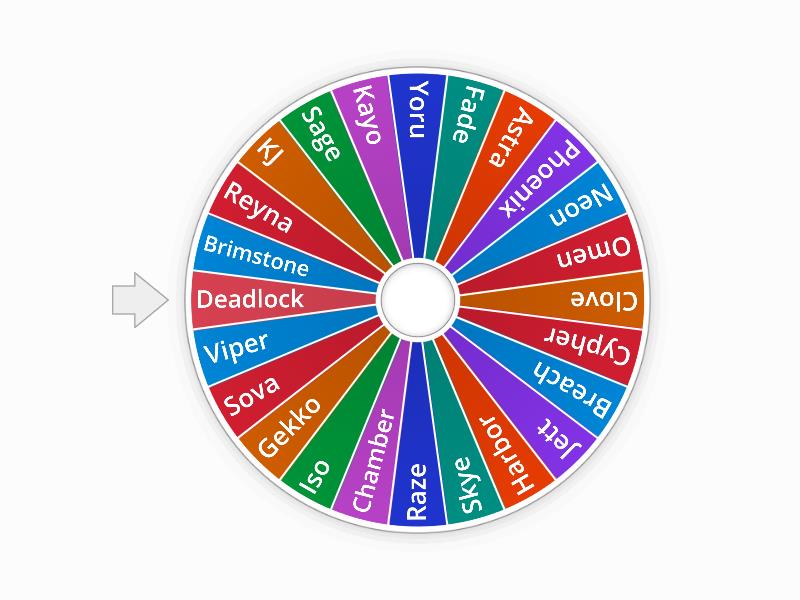 Valorant - Spin the wheel