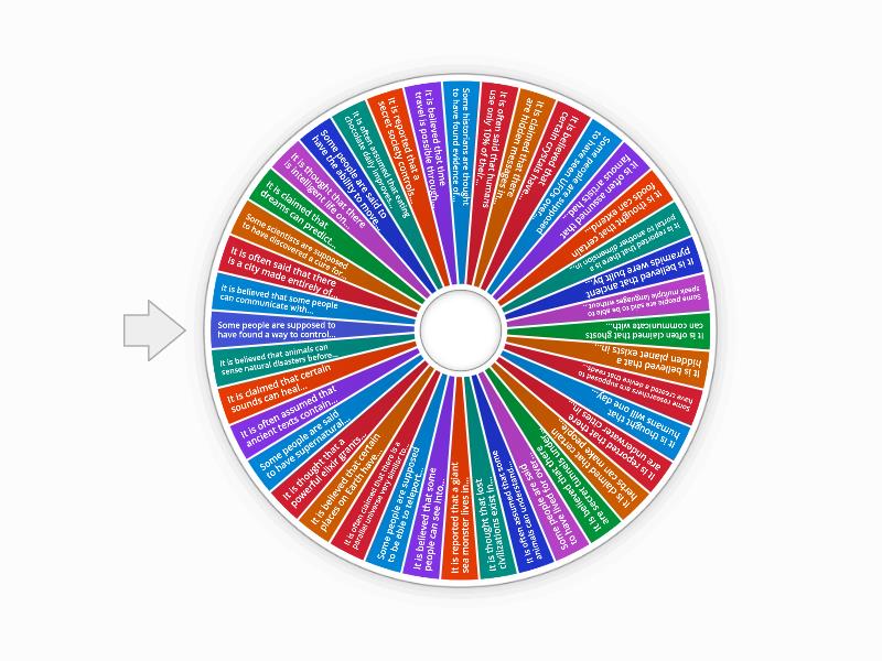 RUMOR CHAIN - Spin the wheel