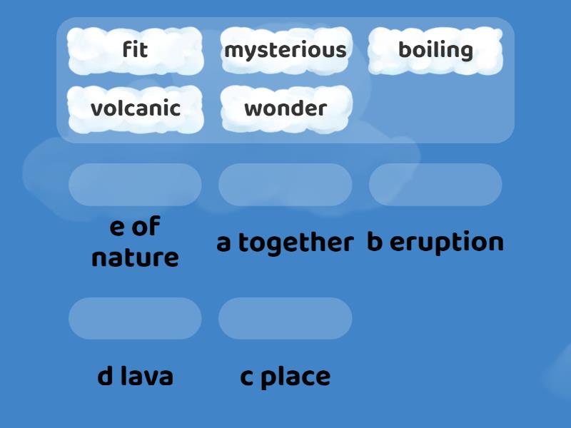 match the word - Match up