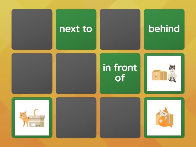Prepositions of place_ - Matching pairs