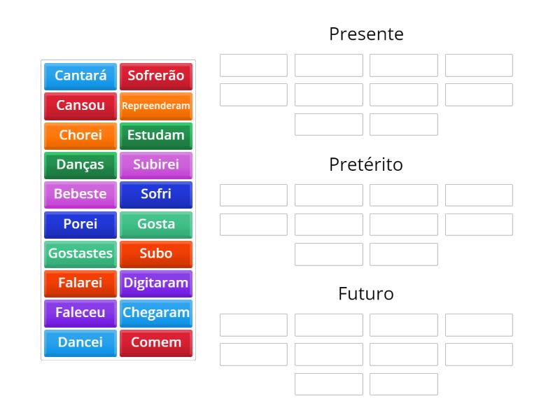 PORT ::: Verbos - Group sort