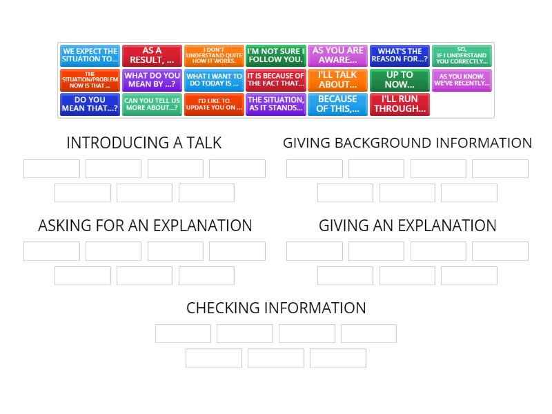 INTERMEDIATE_ EXPLAINING & ASKING FOR CHANGES - Group sort