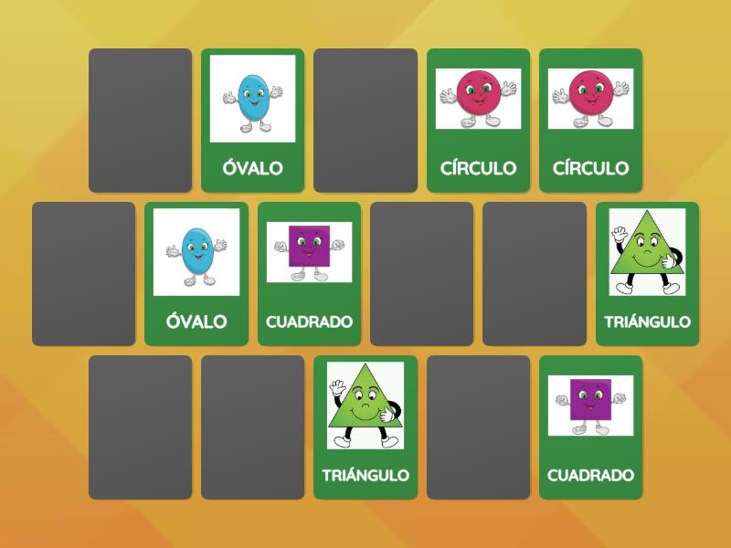 Memory de Figuras geometricas - Matching pairs