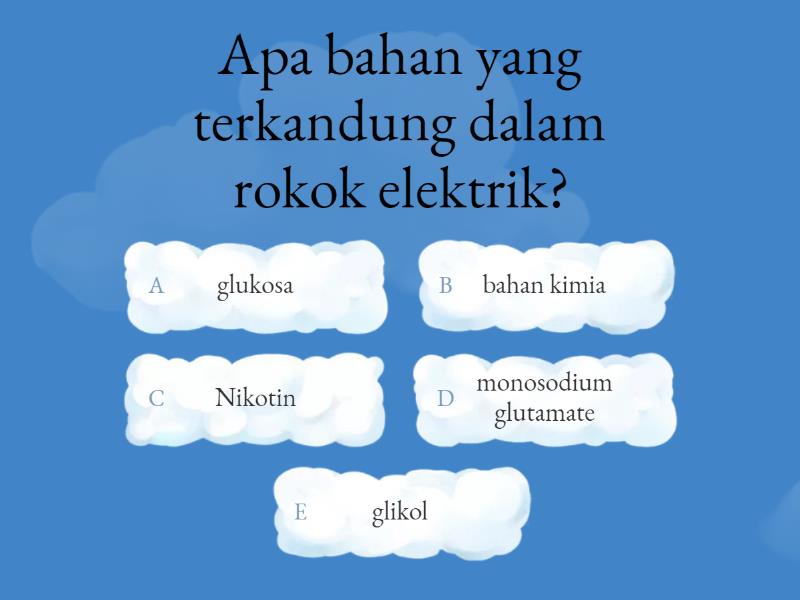Rokok Elektrik(Vape) - Quiz