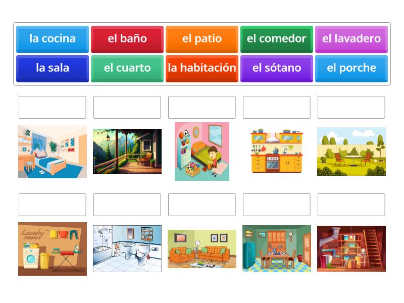 Partes de la casa - Match up