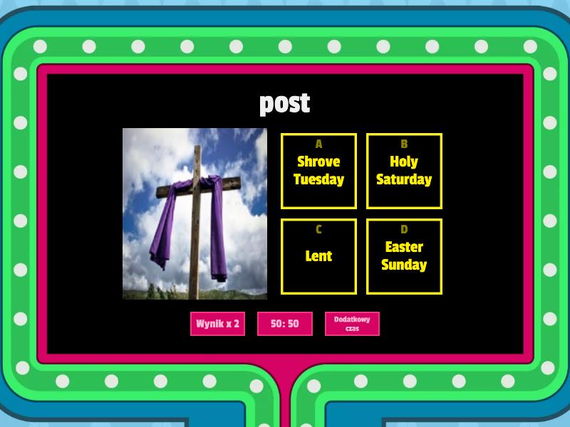 Easter days KLASA 4-5 - Gameshow quiz