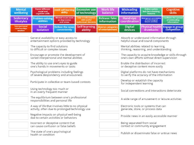 [FT] UNIT 3 - TECHNOLOGY - Match up