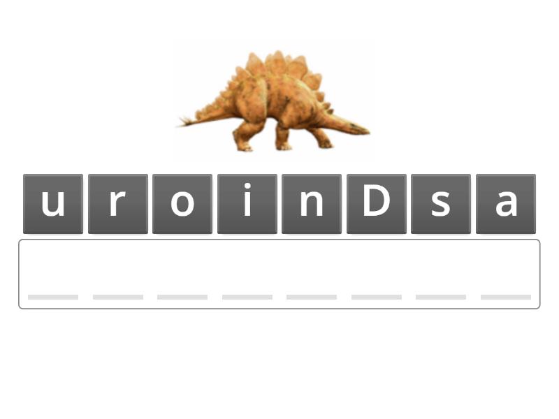 Dinosaurs - Anagram