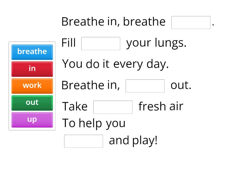 Family and Friends 5 - UNIT 9 - "Breathe in, breathe out" song ...