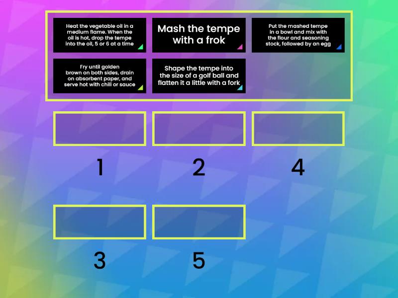 How to Make Bregedel Tempe - Match up