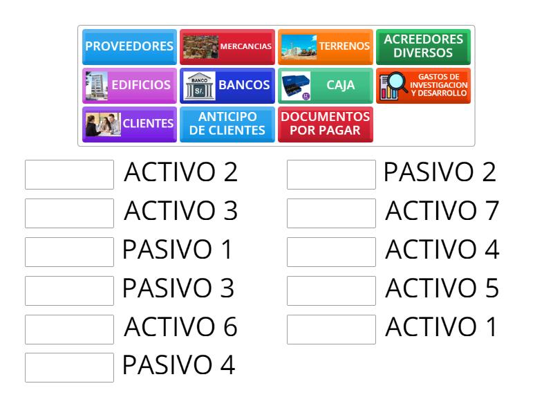 CUENTAS CONTABLES - Match up