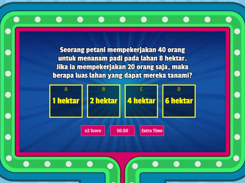 Persamaan Rasio - Gameshow quiz