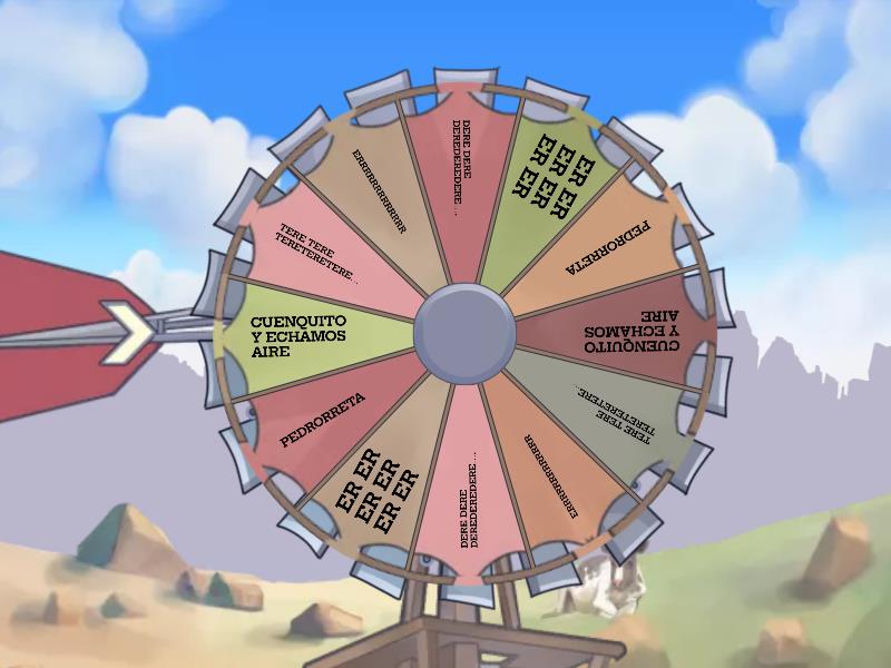 Prerrequisitos RR - Spin the wheel