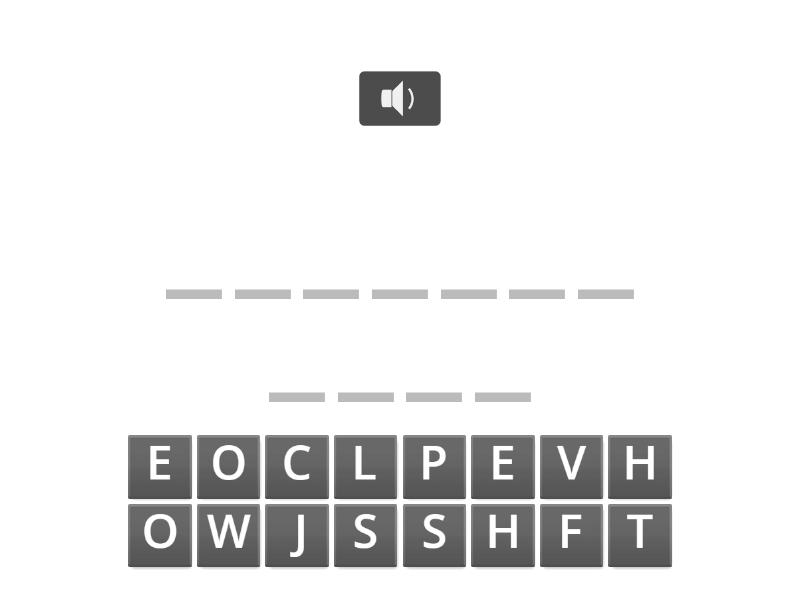 Spell city - Spell the word