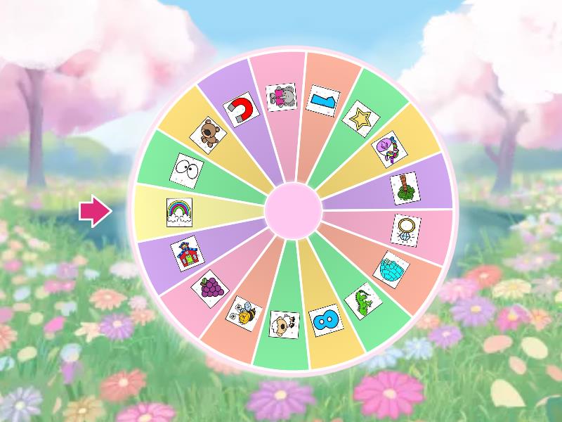 LOTERÍA DE LAS VOCALES - Random wheel