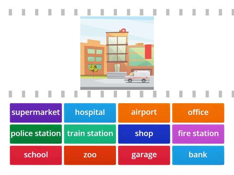 FF2 Unit 9 Places - Find the match