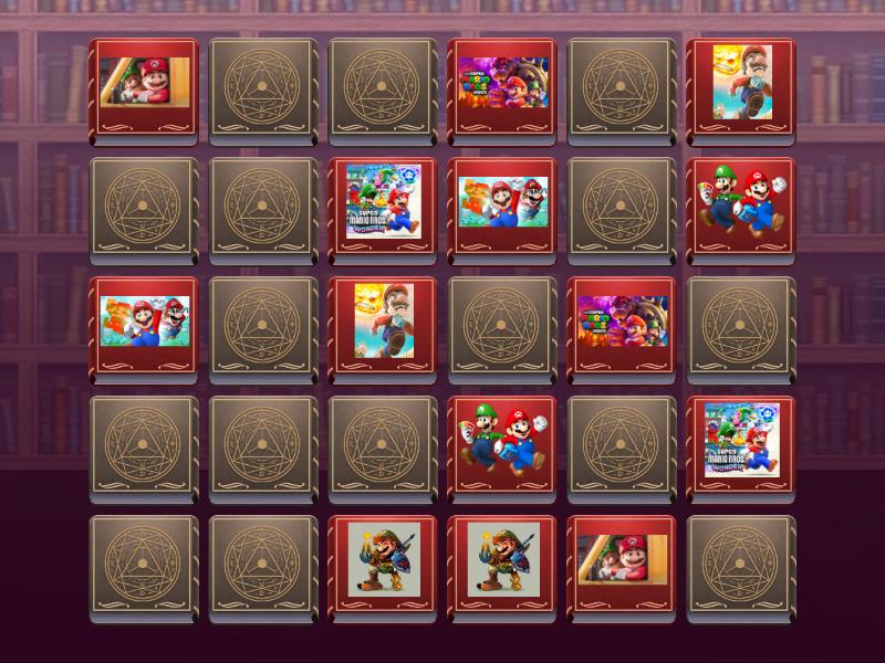 mario match - Matching pairs