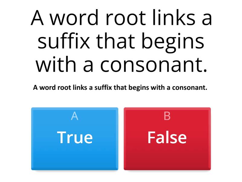 Identify the following statements as true or false. If false, rewrite the statement correctly on ...