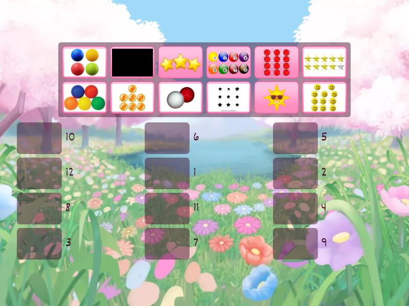 Matching 1-12 - Match up