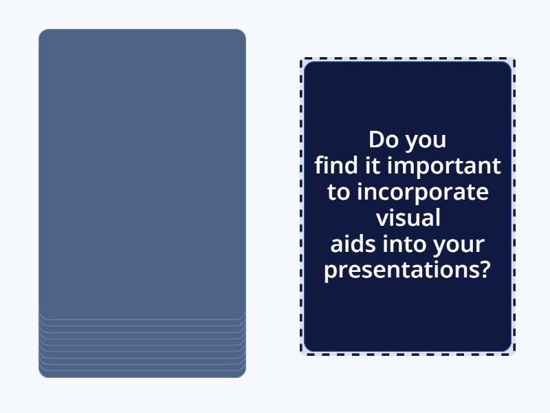 How to Create Effective Visual Presentations - Cartas al azar